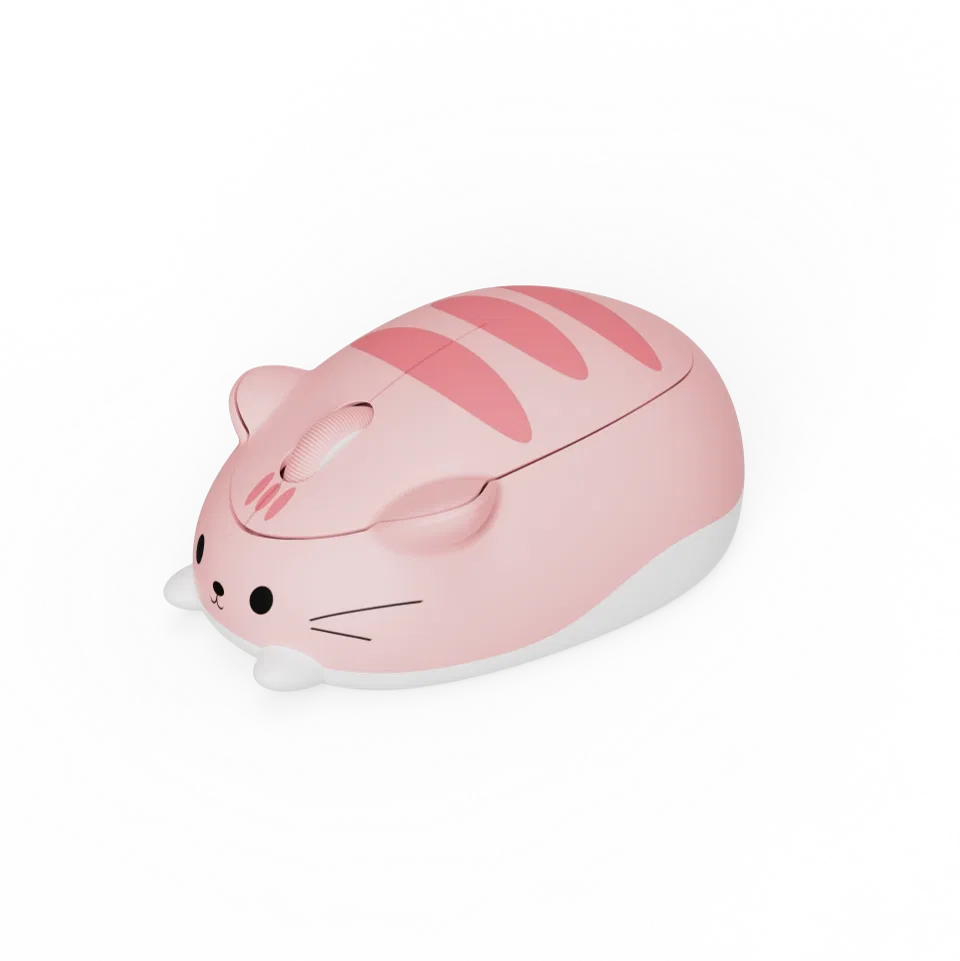Akko Wireless Cat Mouse (Pink ANGIE) for Laptop, Desktop