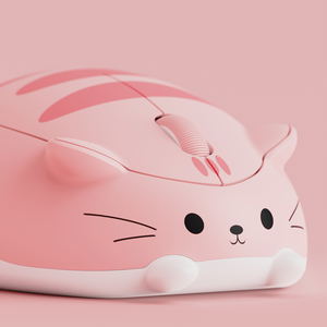 Akko Wireless Cat Mouse (Pink ANGIE) for Laptop, Desktop