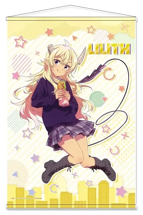 The Demon Girl Next Door Season 2 Original Illustration B2 Tapestry Lilith