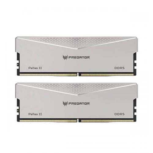 Acer Predator PALLAS II Silver DDR5 32GB 6600Mhz 1R8 CL34-40-40-105