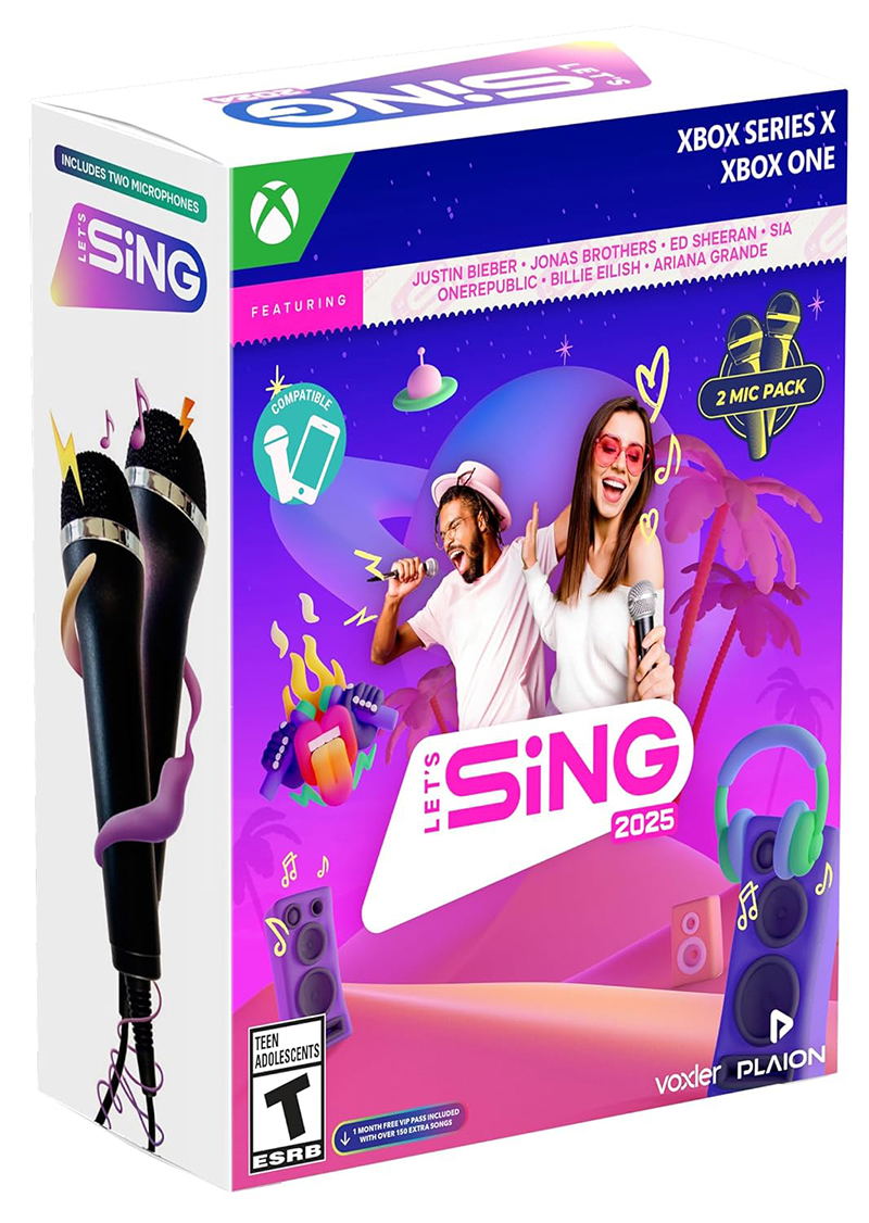 Let's Sing 2025 + Double Mic for Xbox One, Xbox Series X