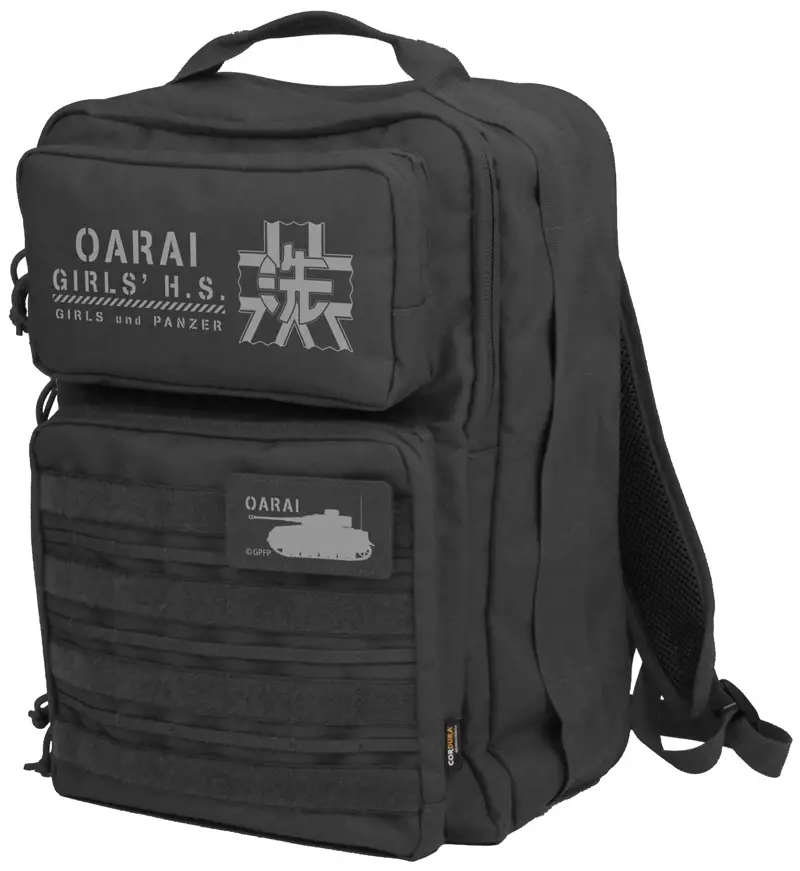 Girls und Panzer das Finale - Oarai Girls' High School Functional Backpack (Black)