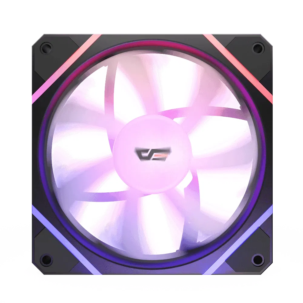 Darkflash DM12 Pro PWM 120mm ARGB Fan (Black) for Desktop