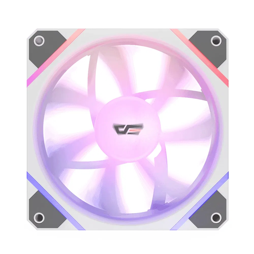 Darkflash DM12 Pro PWM 120mm ARGB Fan (White)