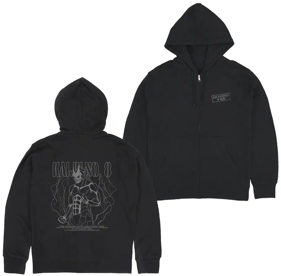 Kaiju No. 8 - Kaiju No. 8 Zip Hoodie (Black | Size S)