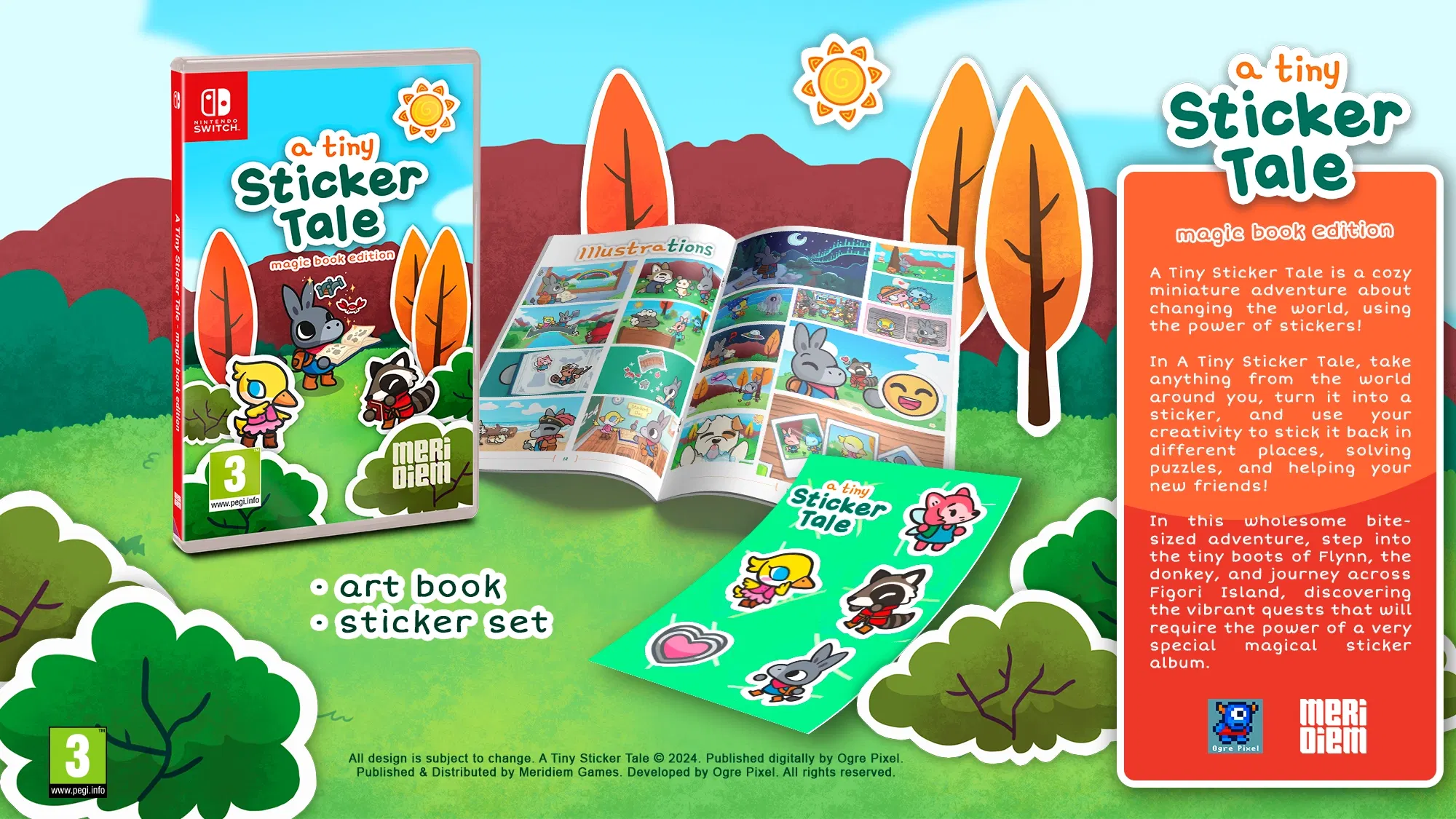 A Tiny Sticker Tale [Magic Book Edition] for Nintendo Switch, Nintendo Switch 2