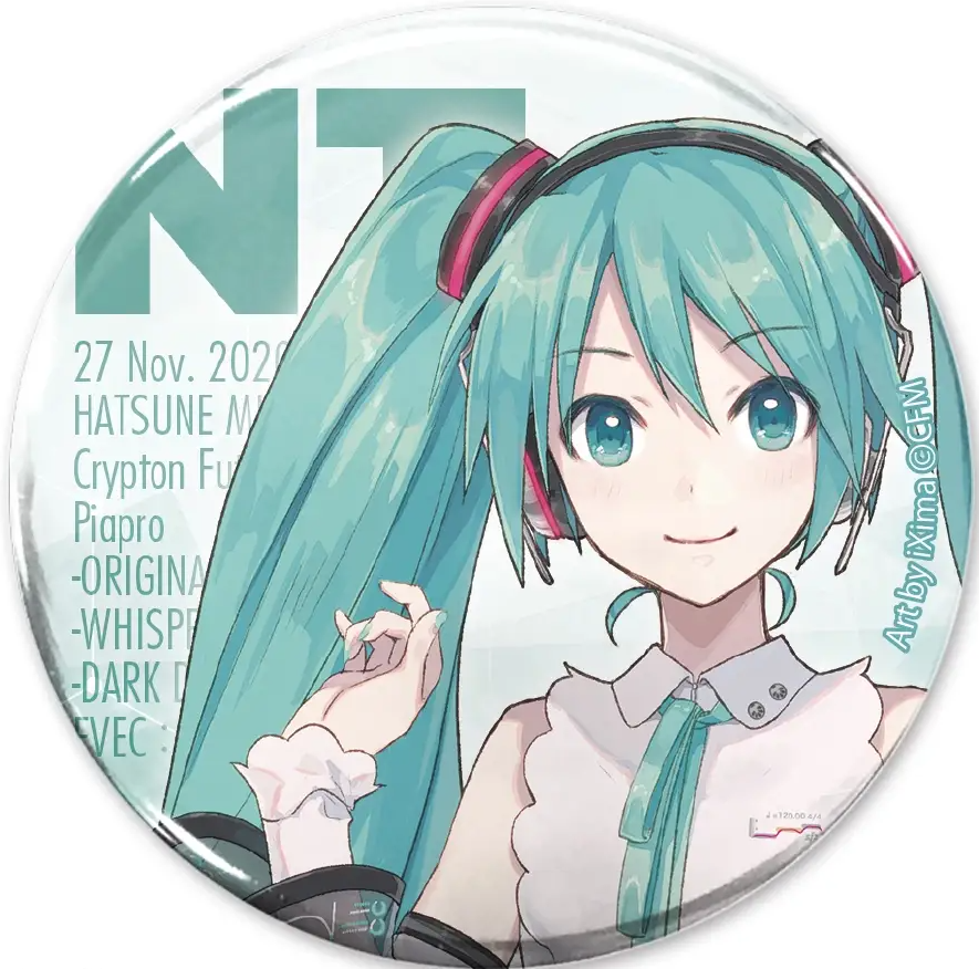 Hatsune Miku NT - Hatsune Miku NT 65mm Can Badge