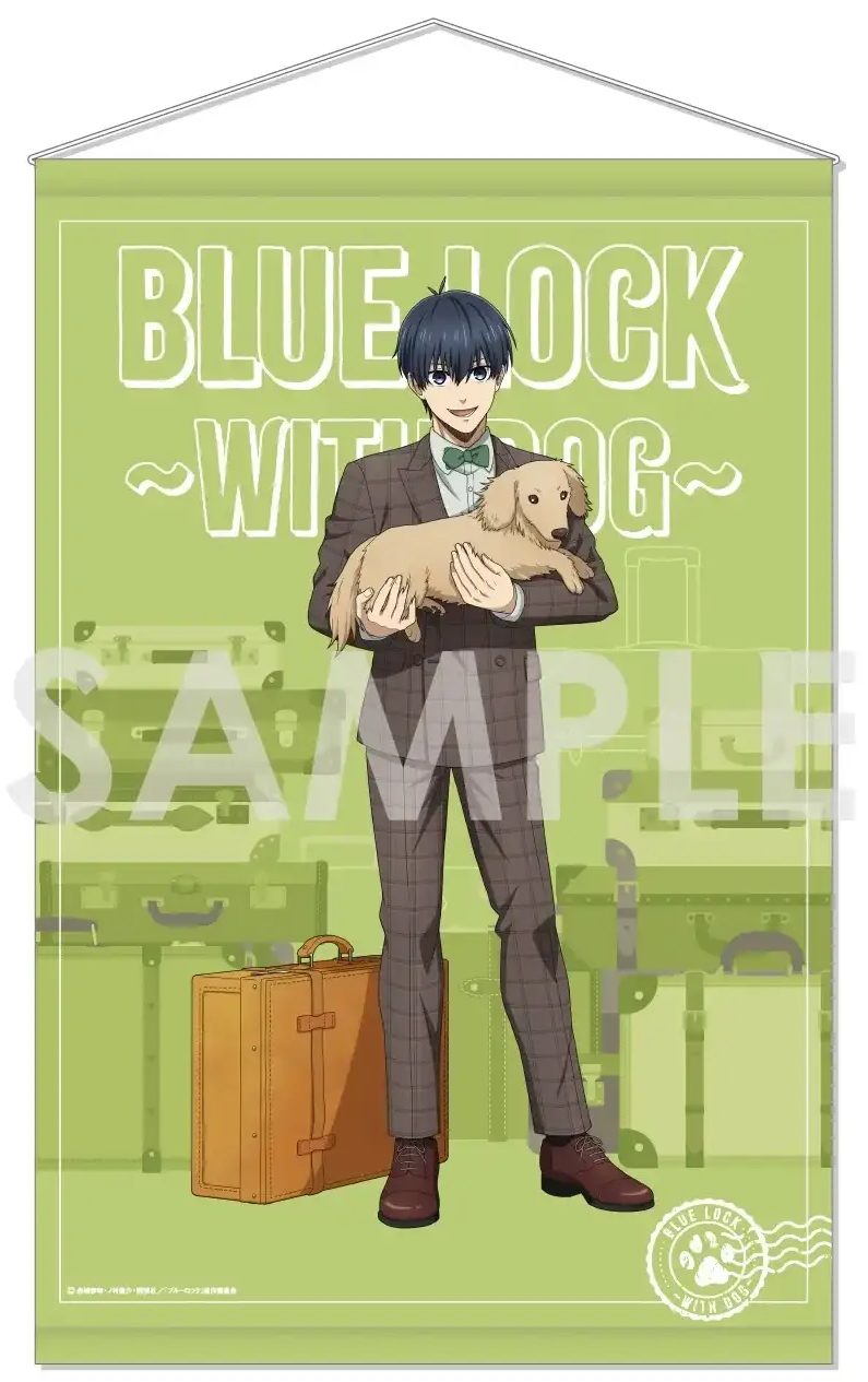 Blue Lock Tapestry With Dog 1 Isagi Yoichi