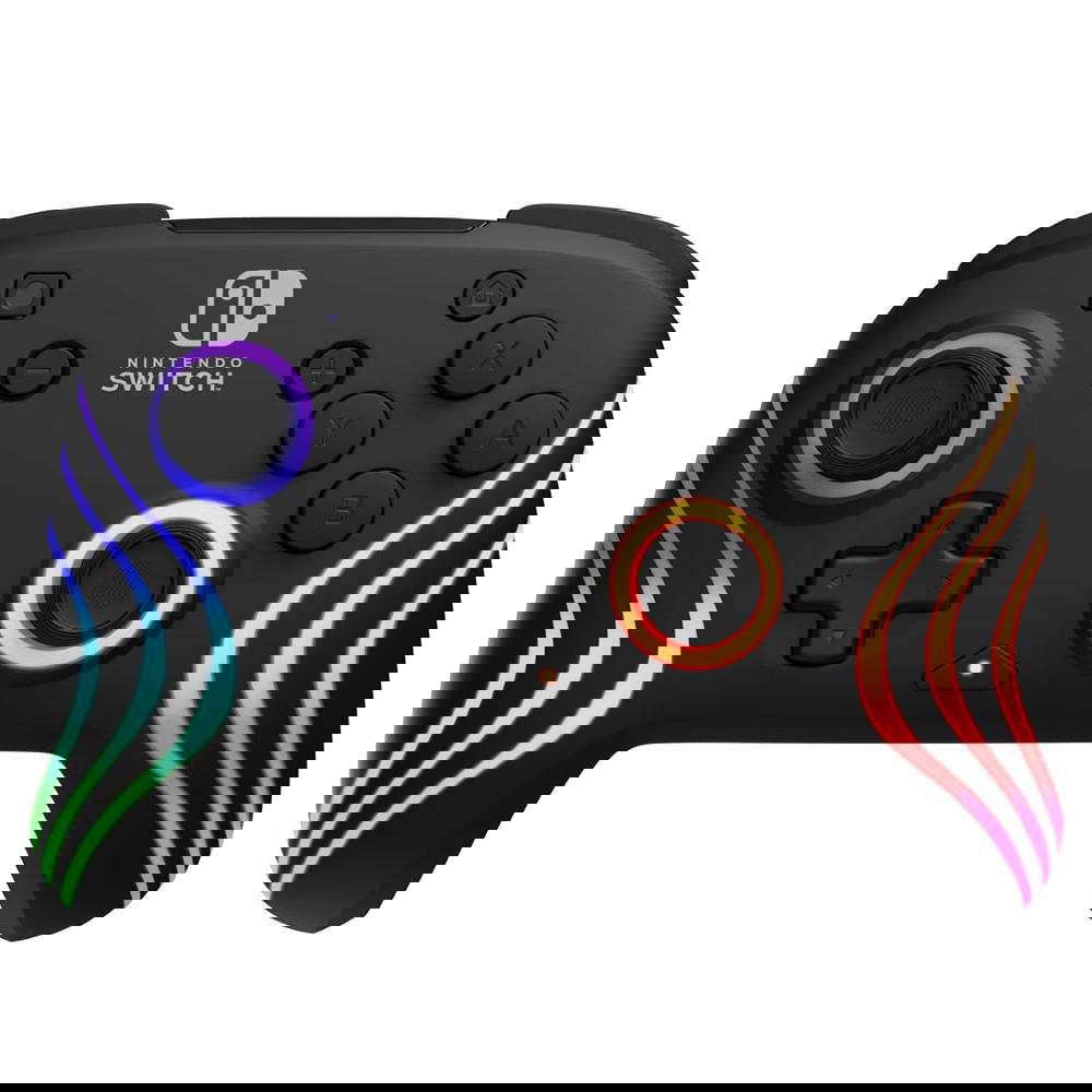 PDP Afterglow Wave Wireless Controller for Nintendo Switch (Black) for ...