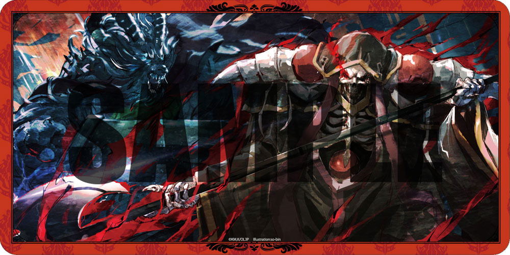 Overlord So-bin Illustration Multi Play Rubber Mat Duel