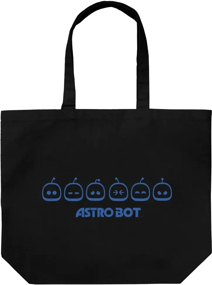 Astro Bot - Astro Bot Large Tote Bag (Black)