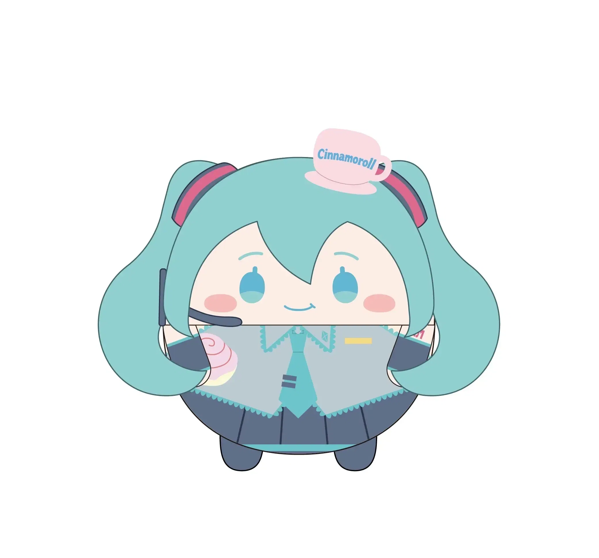 MC-14 Hatsune Miku x Cinnamoroll Fuwakororin Big 2 F Hatsune Miku ...