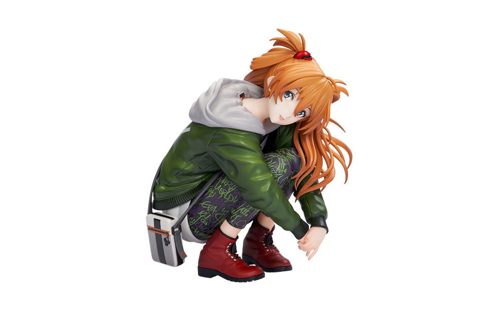 Evangelion (Radio Eva) 1/7 Scale Pre-Painted Figure: Shikinami Asuka ...