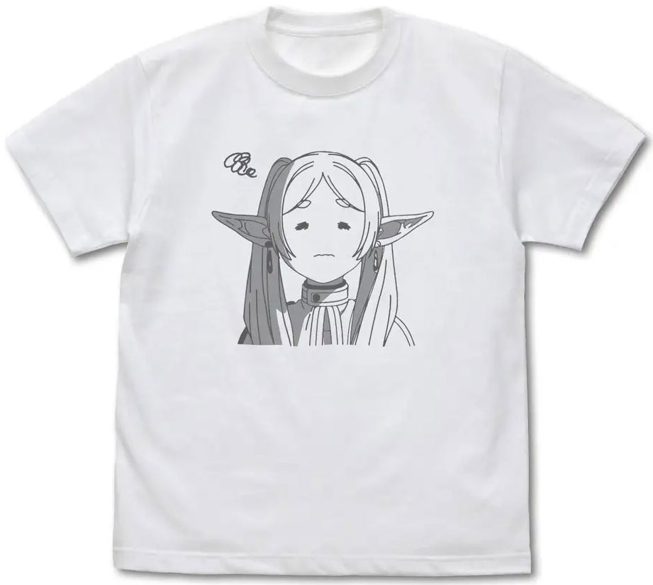 Frieren: Beyond Journey's End - Frieren Face T-shirt, Very Displeased ...