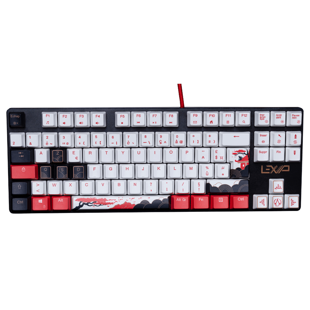 Lexip x Assassin's Creed Shadows Wired Keyboard for Windows