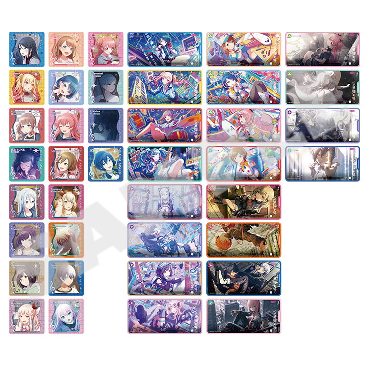 Project Sekai Colorful Stage! Feat. Hatsune Miku Memorial Sticker Collection Vol. 3 A (40 Types ...