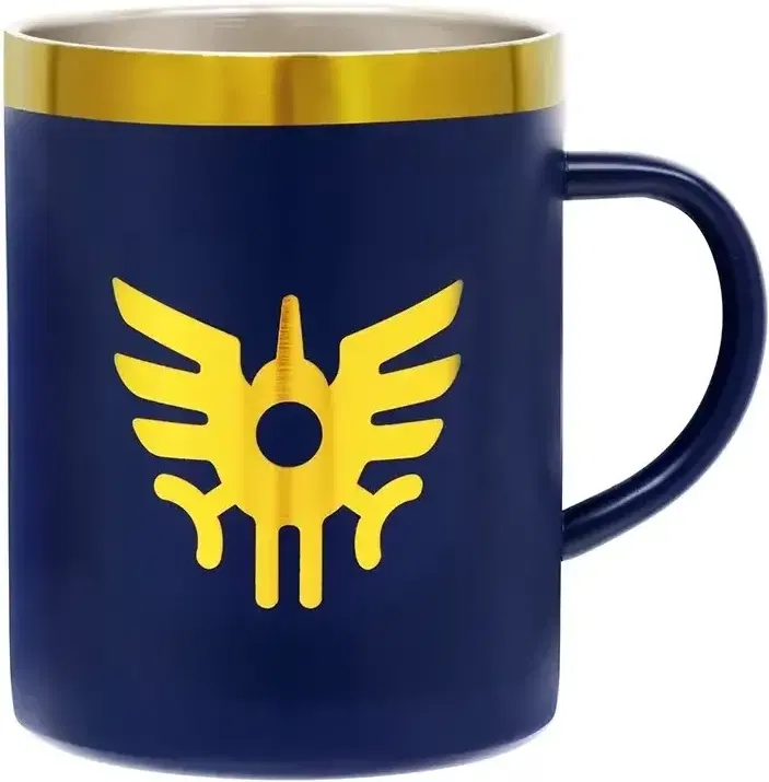 Dragon Quest Stainless Steel Cup Emblem Of Roto