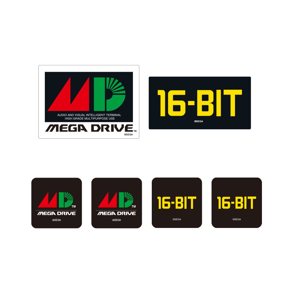 Mega Drive Mini Sticker Set