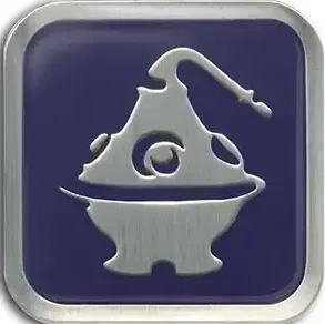 Final Fantasy XIV Class Icon Pin Badge: Alchemist (Re-run)