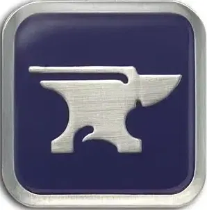 Final Fantasy XIV Class Icon Pin Badge: Blacksmith (Re-run)