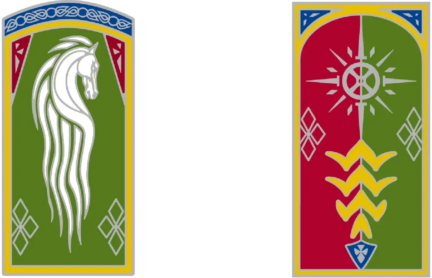 The Lord Of The Rings: The War Of The Rohirrim Pin Badge (Set of 2 pieces)