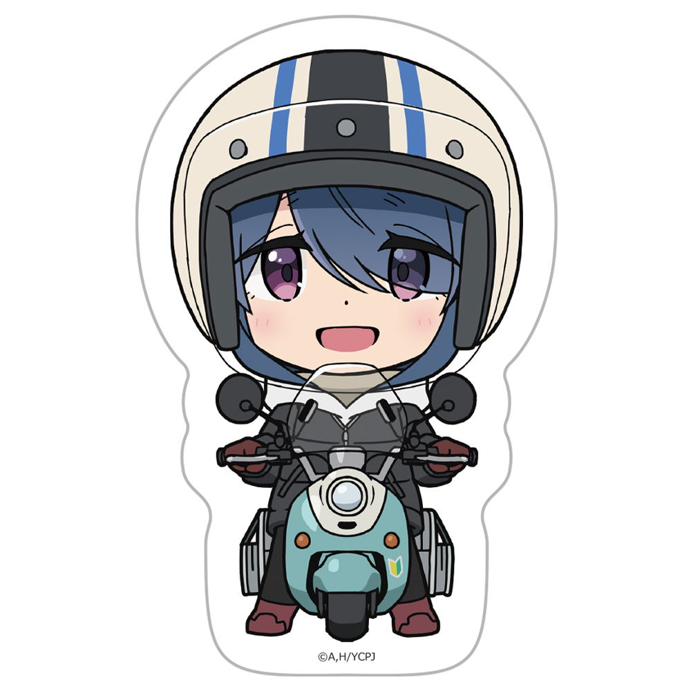 Yurucamp Season 3 Die-cut Sticker Shima Rin