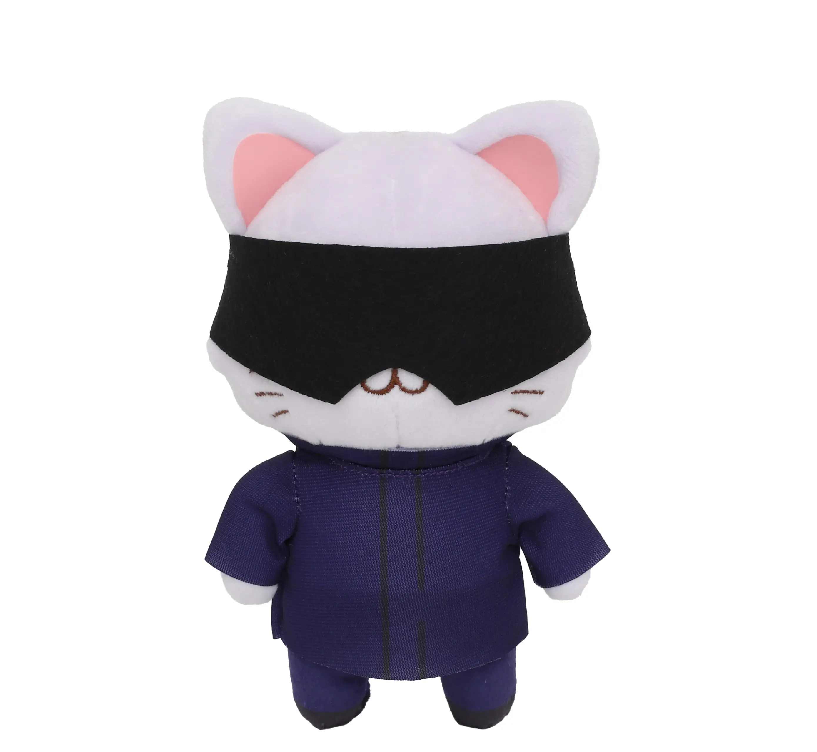 Jujutsu Kaisen WithCAT Plush Key Chain With Eye Mask Gojo Satoru