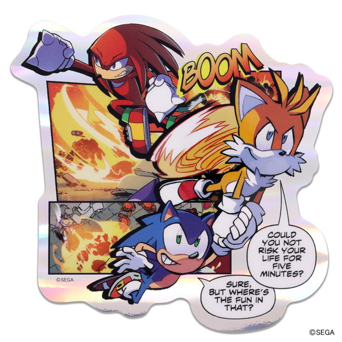 Sonic The Hedgehog Prism Travel Sticker 3 Boom!