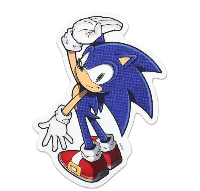 Sonic The Hedgehog Travel Sticker 1 Sonic