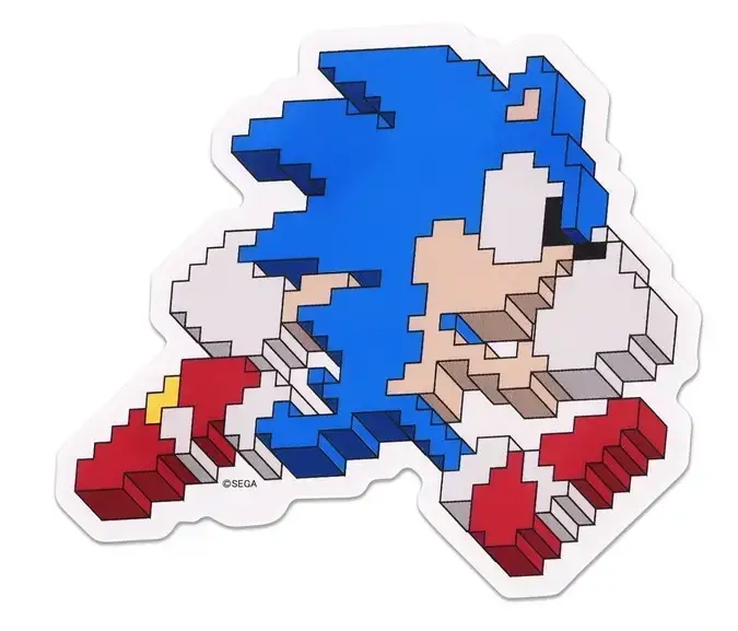 Sonic The Hedgehog Travel Sticker 4 Sonic (16-BIT)