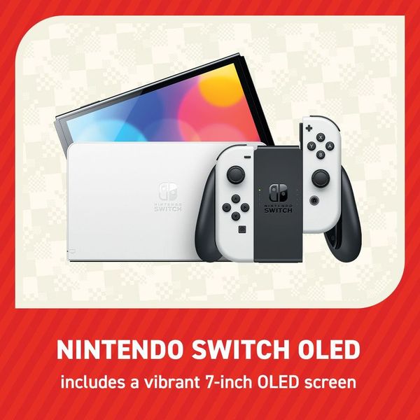 Nintendo Switch OLED Model [Mario Wonder Bundle] + 12 Months NSO