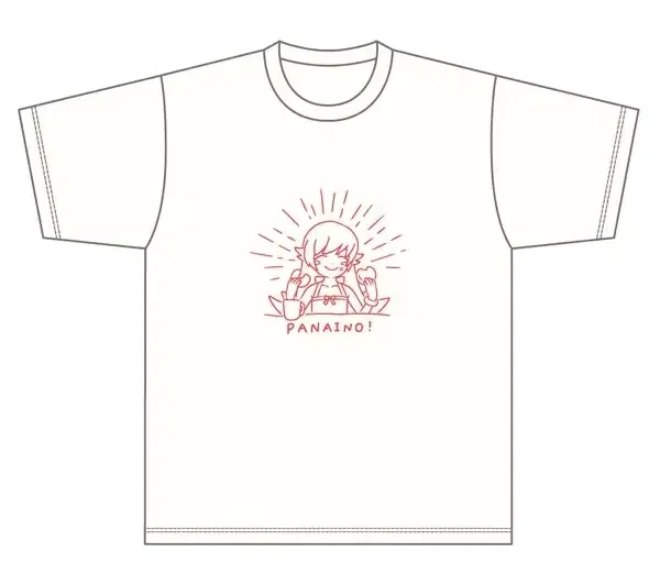 Monogatari Series Yuru Illustration T-shirt 1 Panaino!