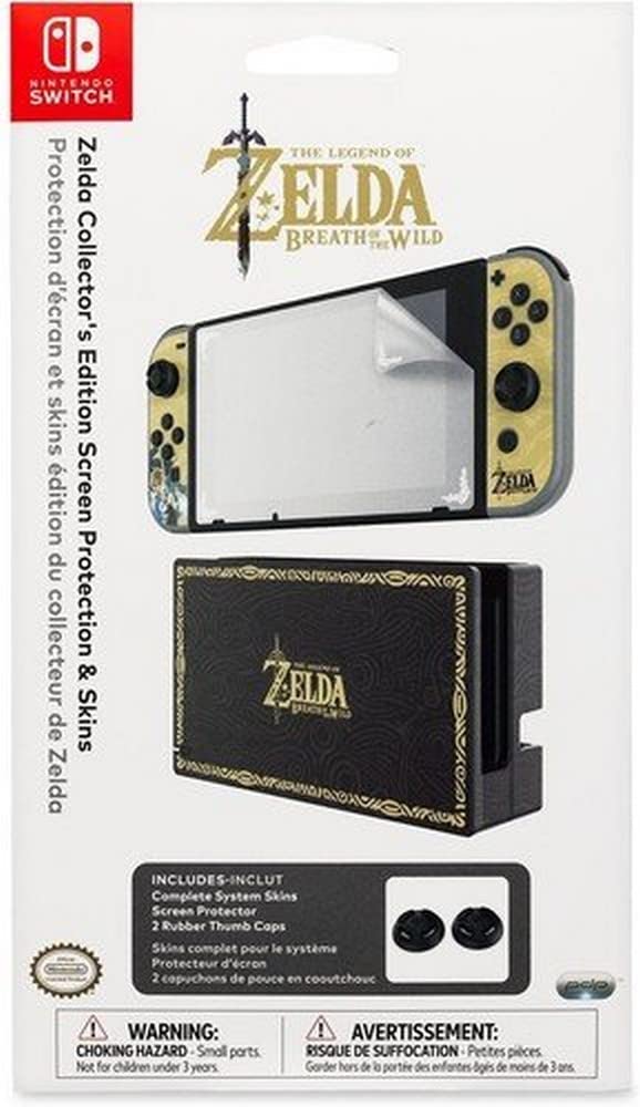 Zelda Collector's Edition Screen Protection & Skins for Nintendo Switch ...
