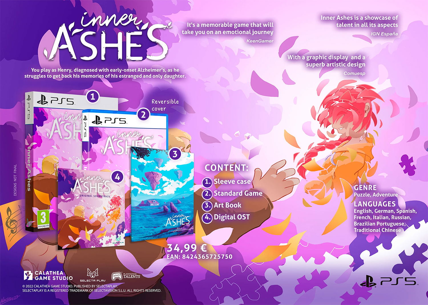 Inner Ashes for PlayStation 5