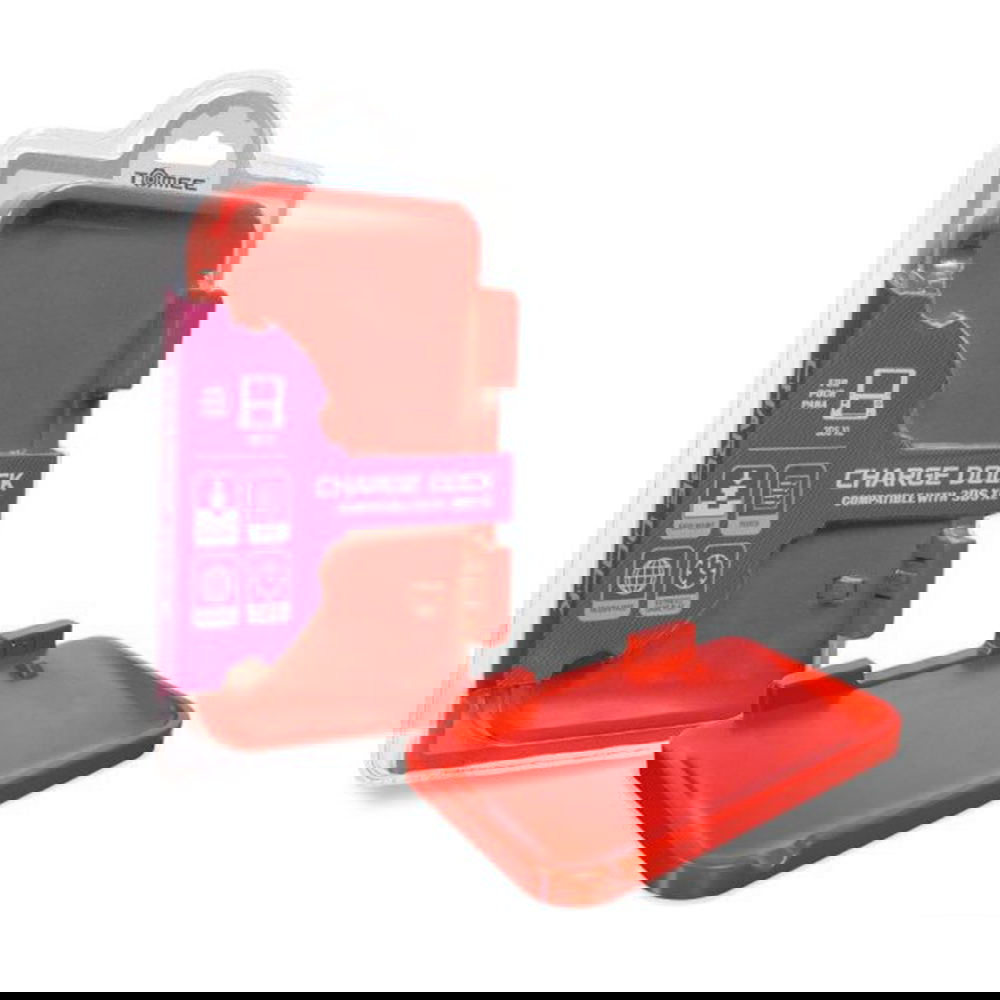 Tomee Charge Dock for Nintendo 3DS XL (Red) for New Nintendo 3DS LL / XL