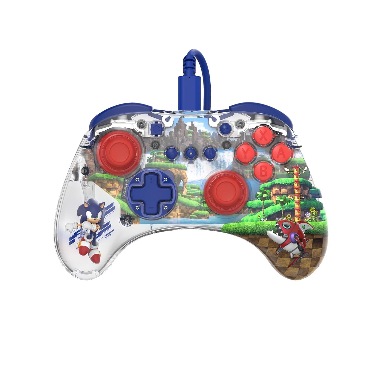 Nintendo Switch Pro Controller (Sonic Green Hill Zone) for Nintendo ...