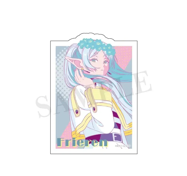 Frieren: Beyond Journey's End Die-cut Sticker Retro Pop Style F Frieren 01