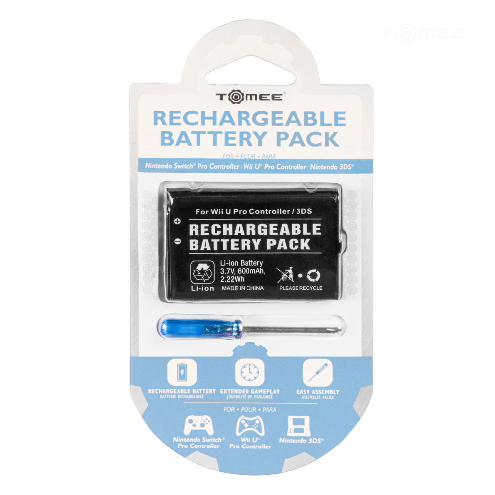 Tomee Rechargeable Battery Pack for Nintendo Switch / Wii U Pro ...