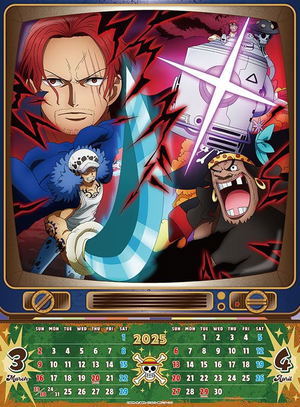 One Piece 2025 Wall Calendar