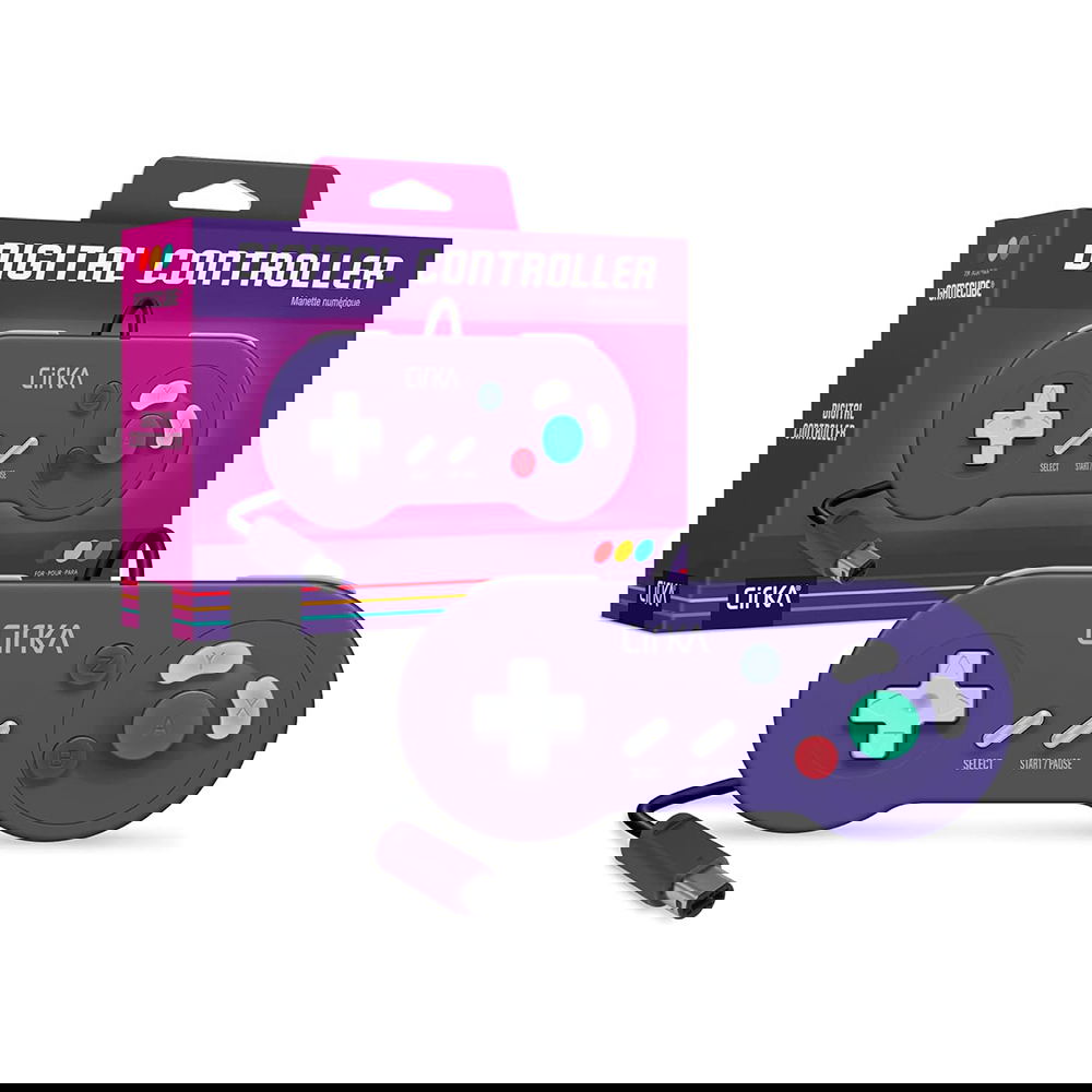 CirKa Digital Controller for GameCube (Purple) for GameCube