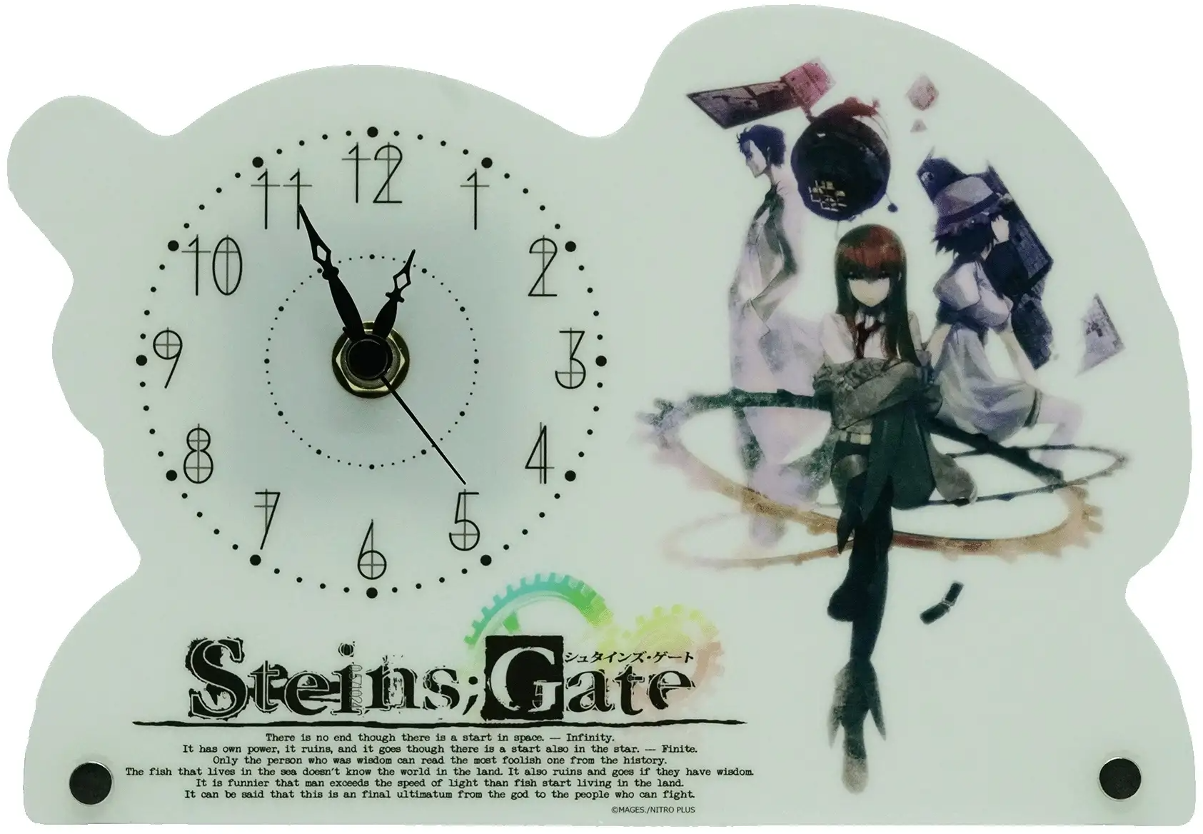 Steins;Gate Acrylic Clock