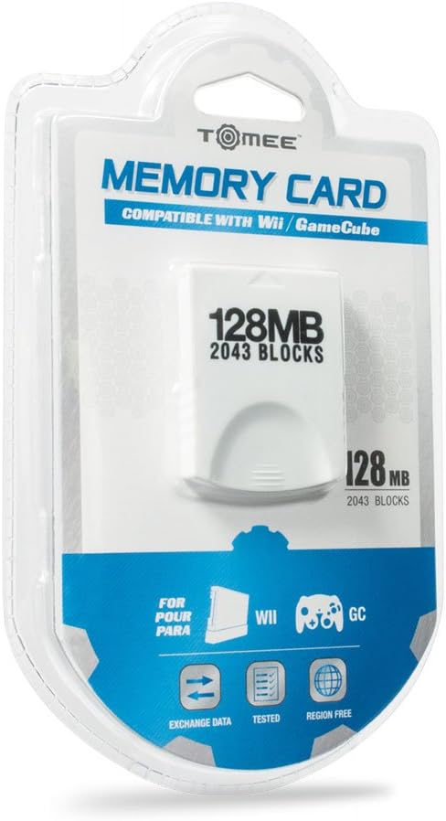 Tomee 128MB Memory Card for GameCube / Wii for GameCube, Nintendo Wii