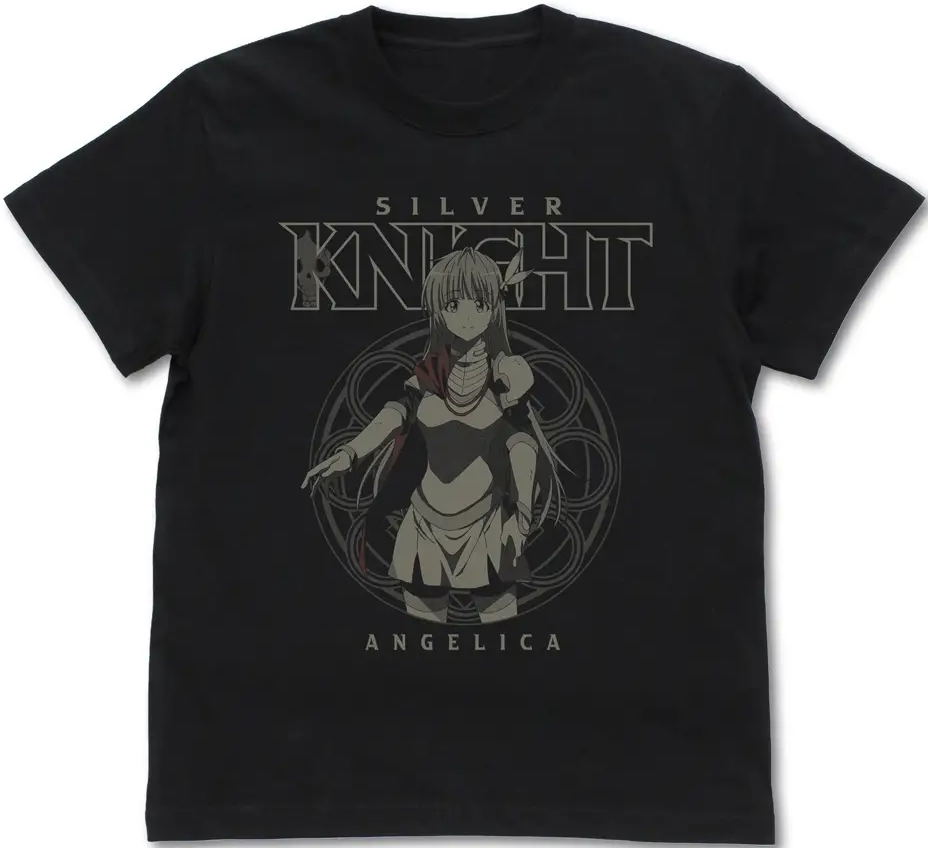 TV Anime Loner Life In Another World - Angelica T-shirt (Black | Size L)