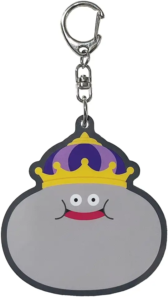 Dragon Quest Smile Slime Shaker Key Chain Metal King Slime & Metal Slime