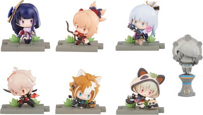 Genshin Impact Battle Scene Trading Figure Inazuma Edition (Set of 6 ...