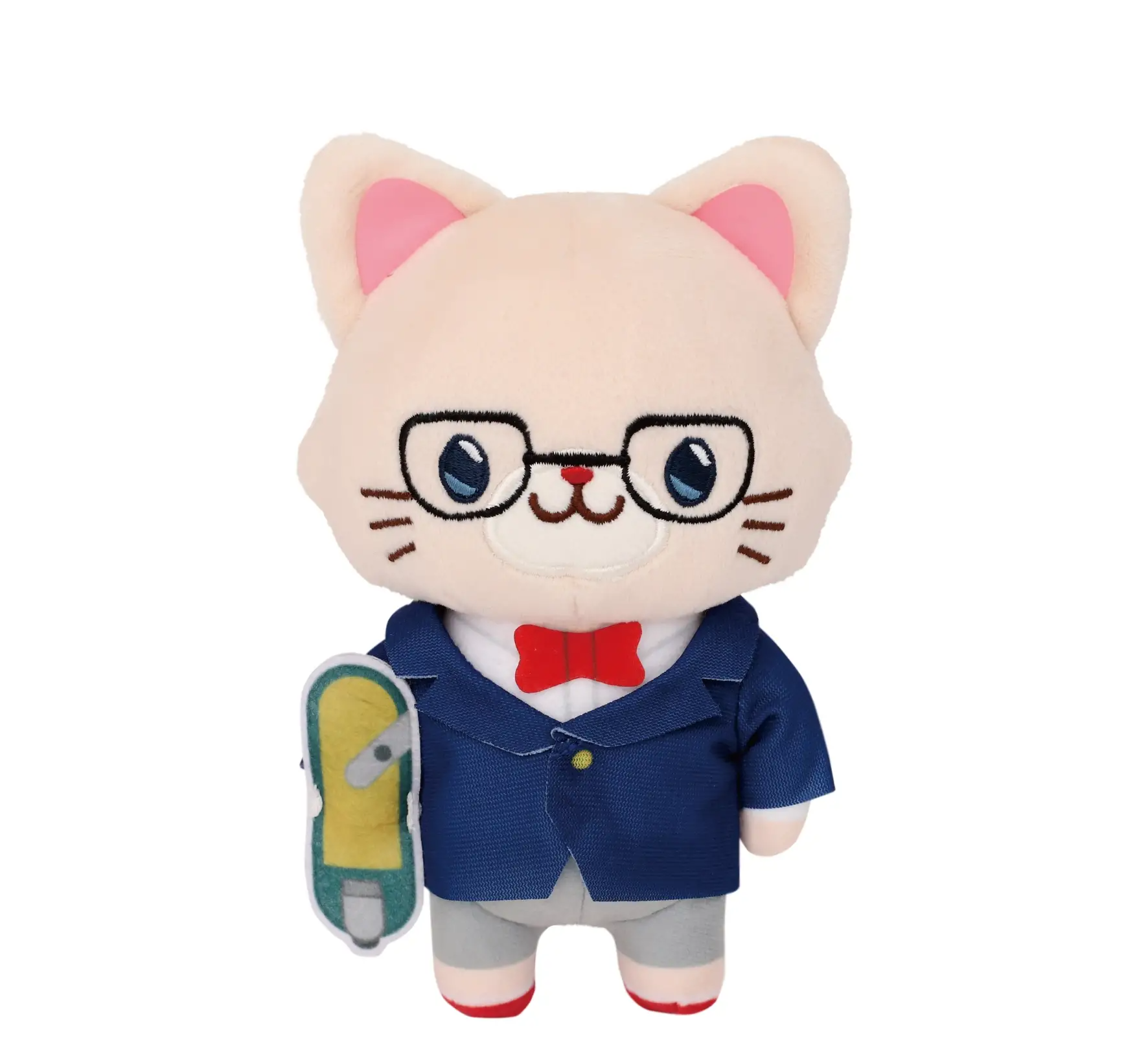 Detective Conan WithCAT Plush Key Chain Plus With Eye Mask Edogawa Conan