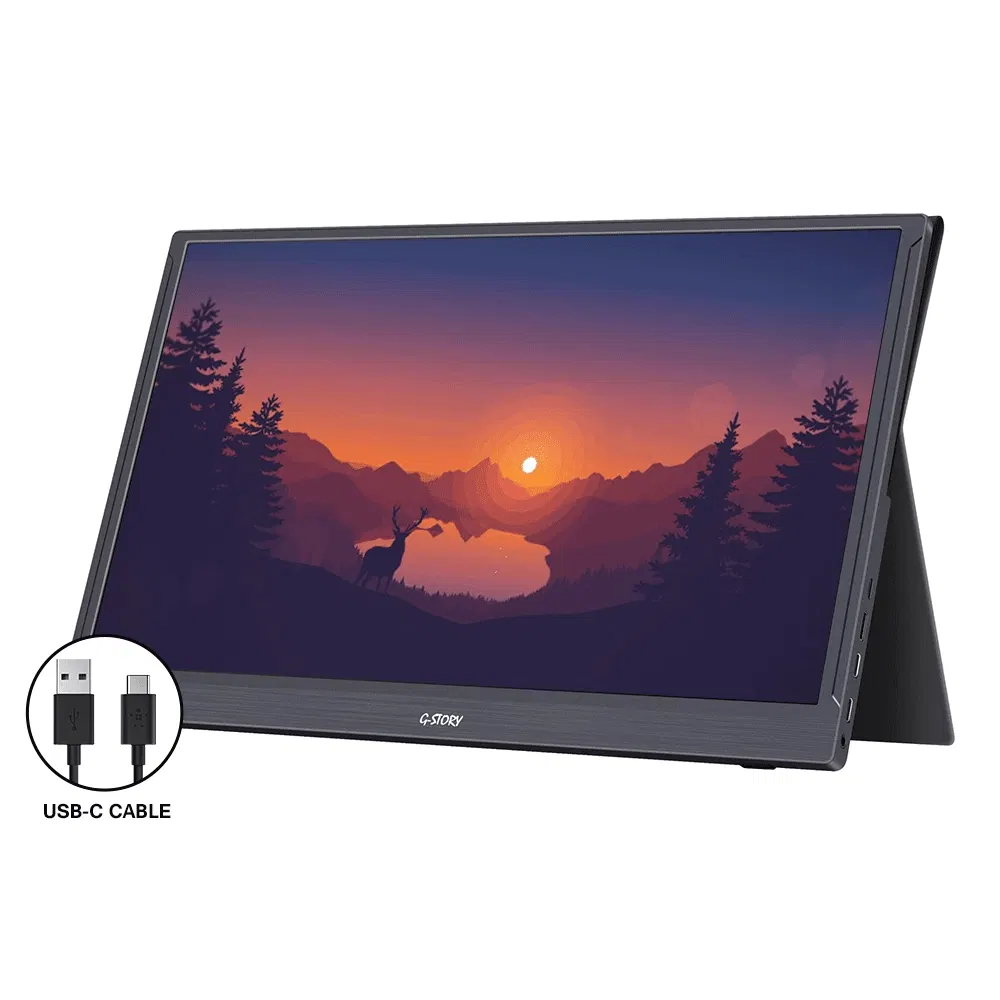 G-Story Pro Screen Portable Gaming Monitor + USB-C Cable