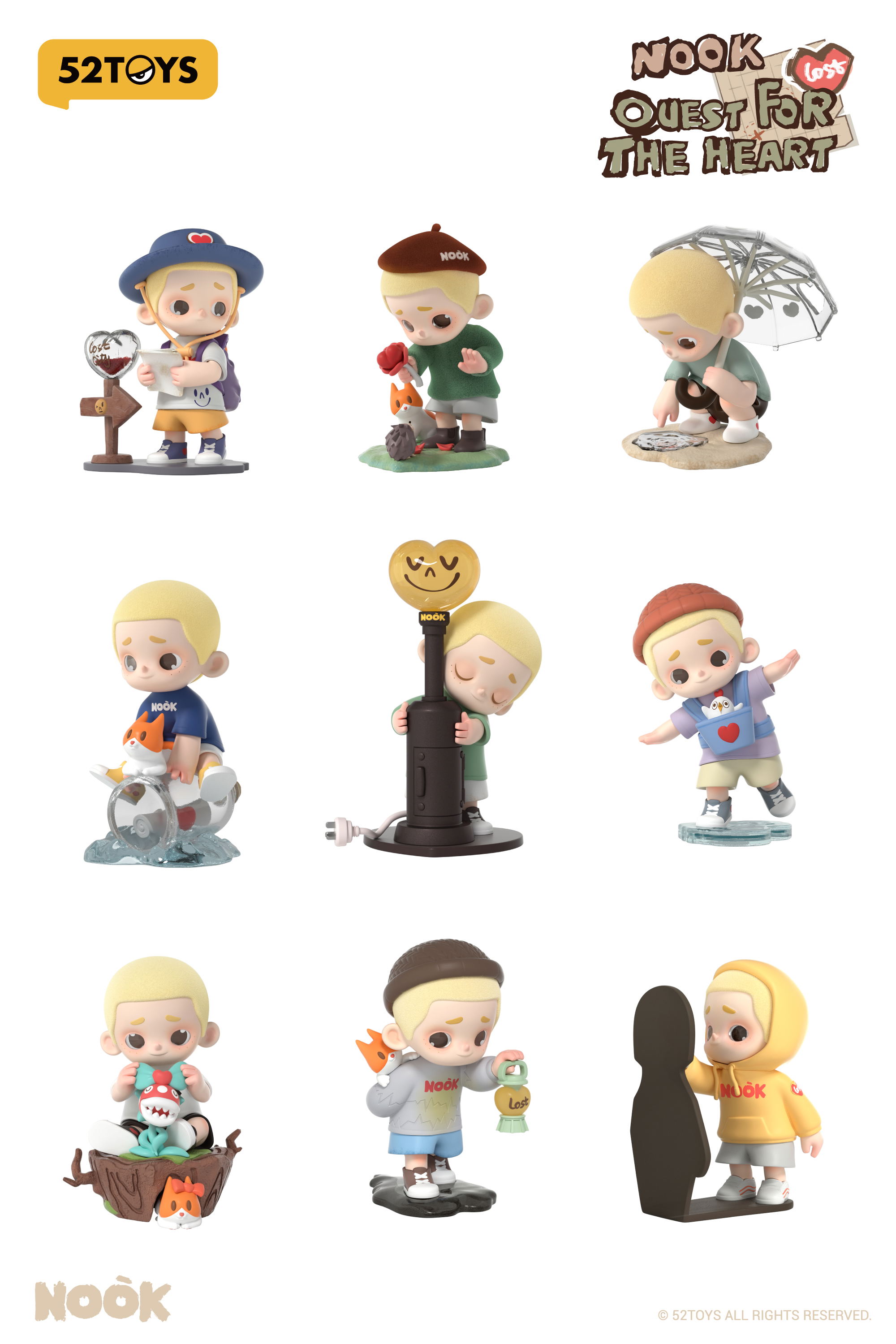 Nook Quest for the Heart Blindbox (Set of 8 Pieces)