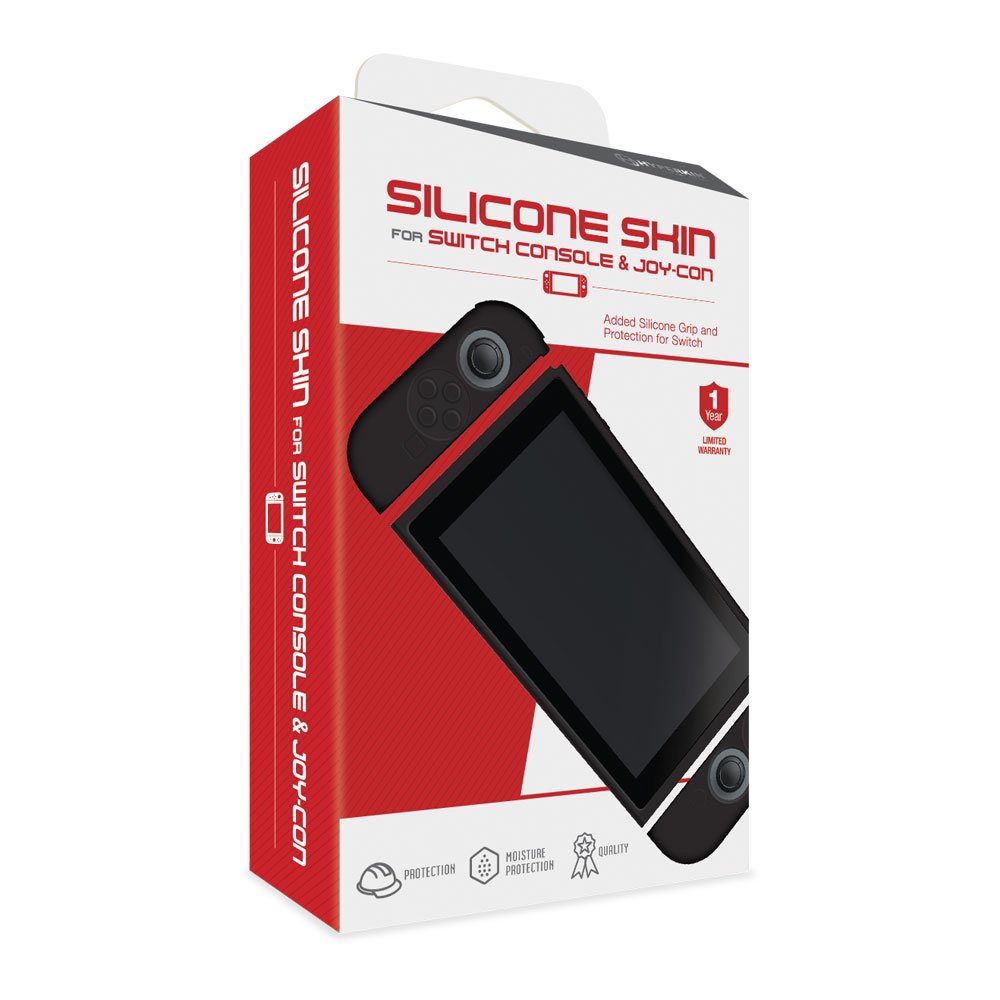 Hyperkin Silicone Skin for Nintendo Switch (Neo Black) for Nintendo Switch