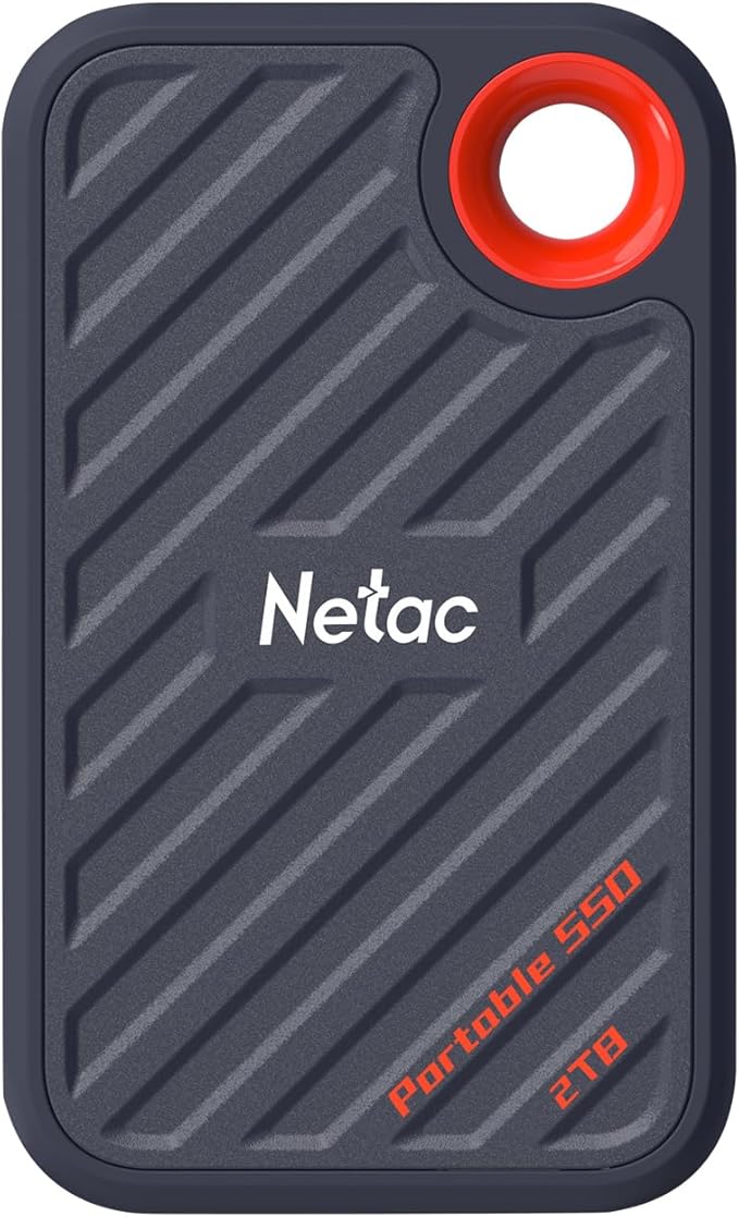 Netac ZX20 2TB Gen 2 Type-C External SSD, USB 3.2